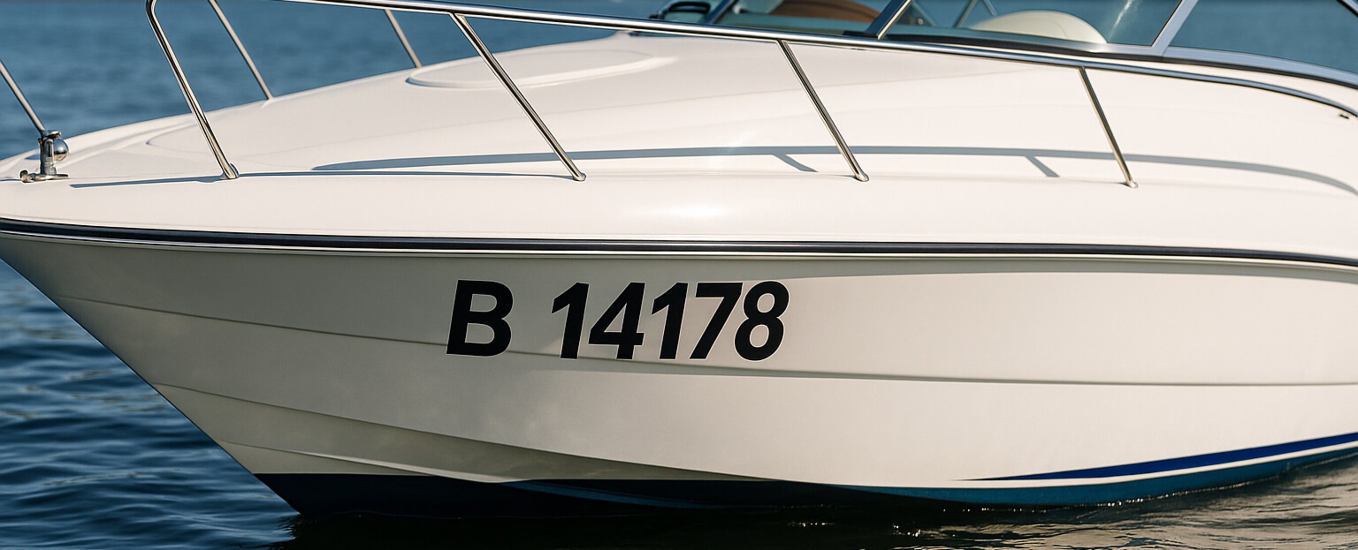 Have boat license plates printed as stickers | myfolie.com